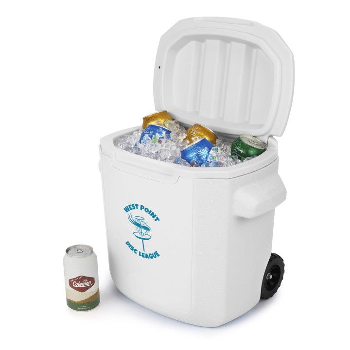 Promotional Coleman Cooler with Wheels - 36 Can
