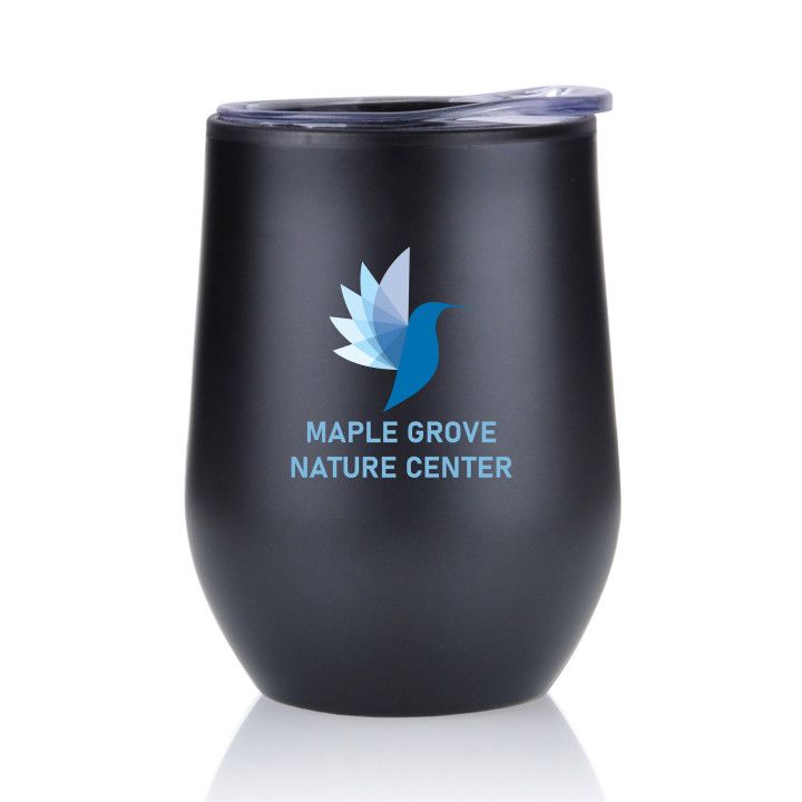 Full Color Logo Stainless Steel Wine Mug | Custom Insulated Tumblers