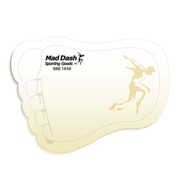 Promotional Notepads Sticky Foot | Custom Sticky Note Pads in Bulk