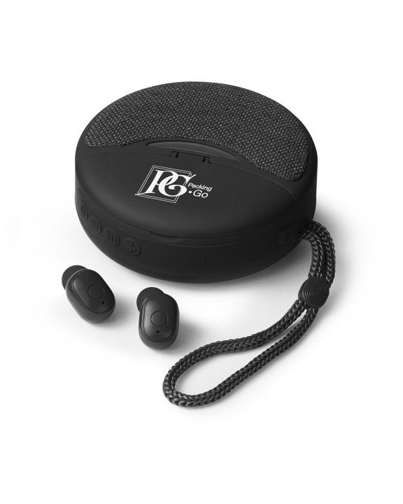 Custom Duo Wireless Earbuds & Speaker | Logo Tech Gifts