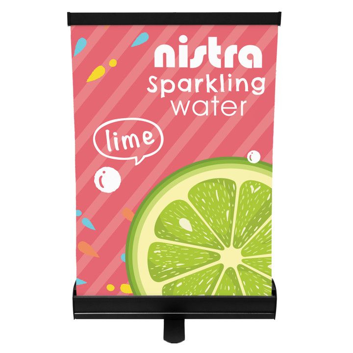 Printed 18" Economy Tabletop Retractor Banner Kit | Custom Banners