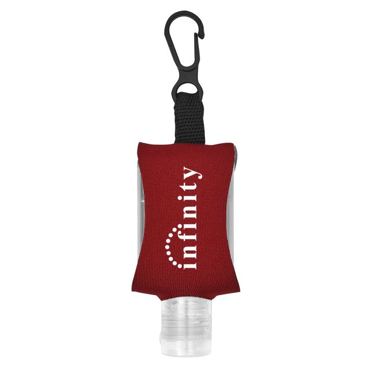 Custom 1 oz. Hand Sanitizer with EVA Case and Clip
