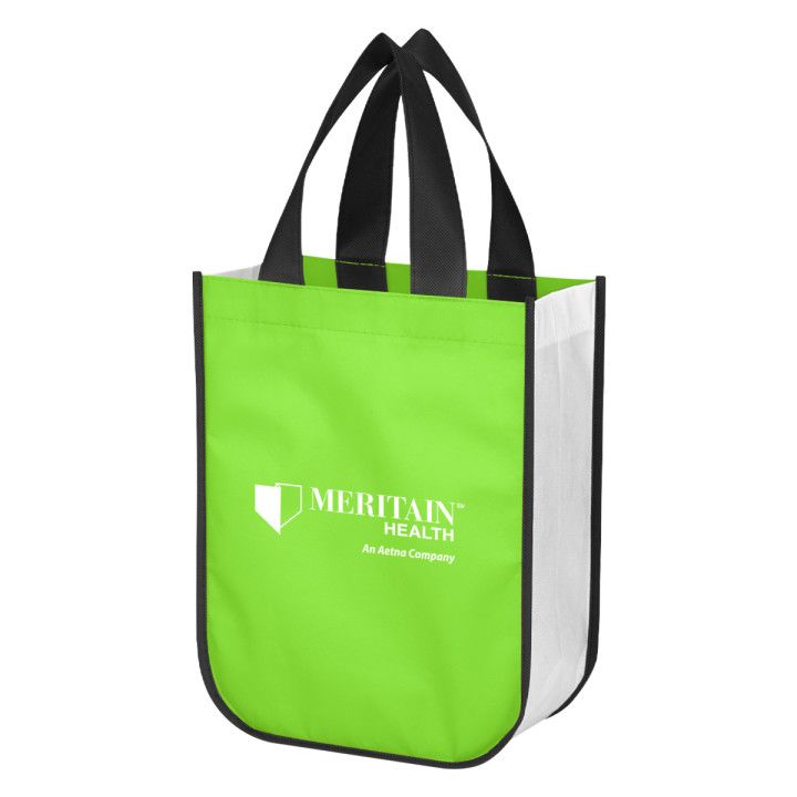 Custom Lola Laminated Non Woven Shopper Tote Bag