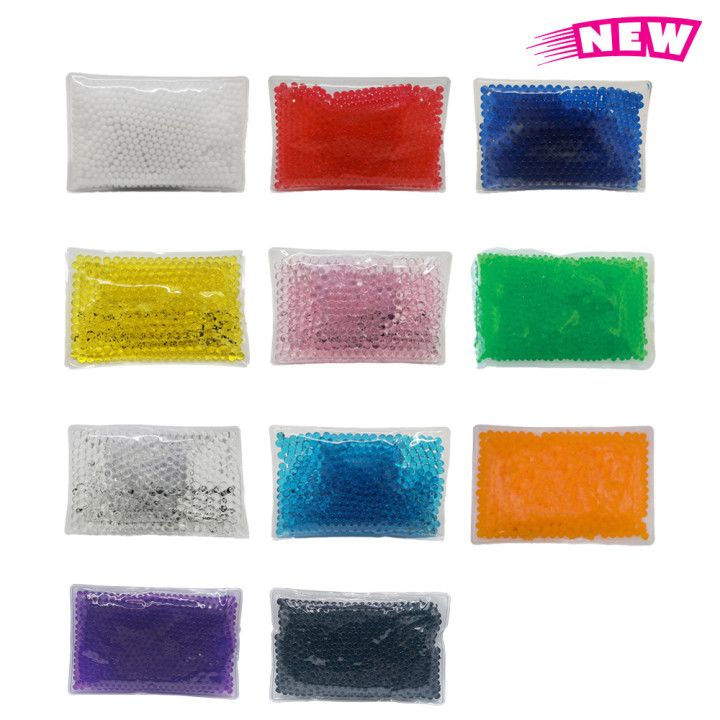 Custom Mini Rectangle Gel Beads Hot/Cold Pack