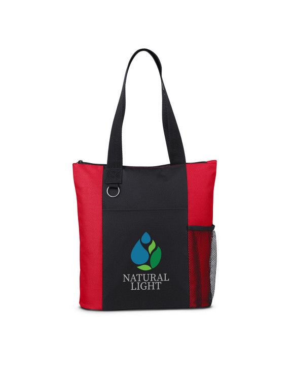 Custom Essential Trade Show Tote With Zipper Closure