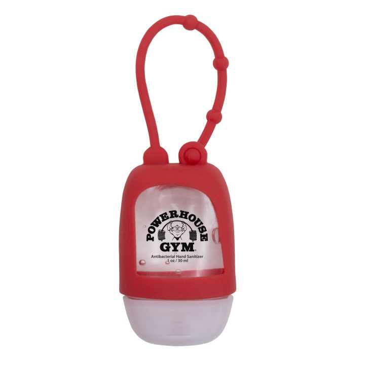 Custom 1 oz Travel Hand Sanitizer with Adjustable Silicone Strap