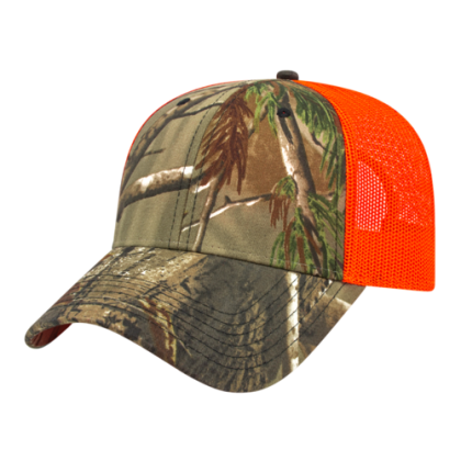 Custom Camo Trucker Mesh Back Cap