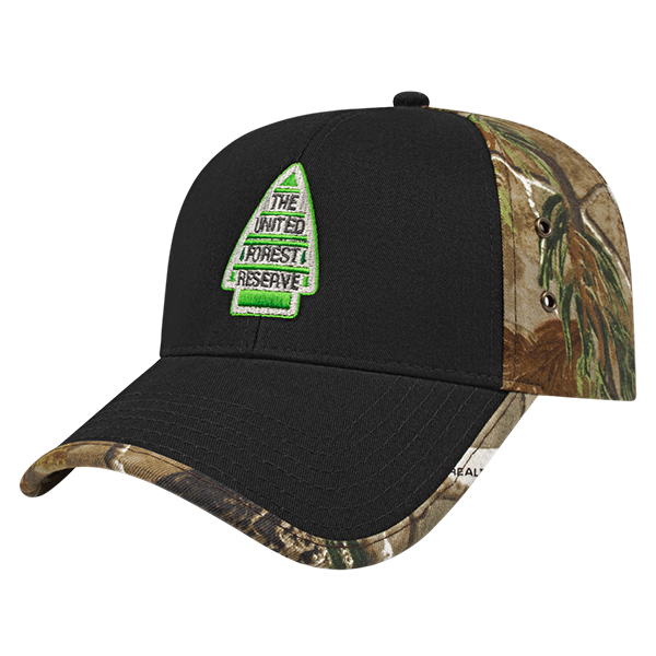 Custom Solid Front Camo Back Cap