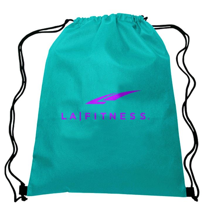 Custom 13"W X 16 1/2"H Drawstring Non-woven Bag