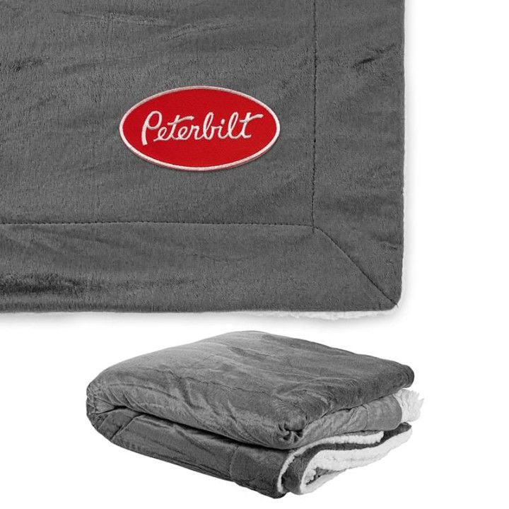 Custom Micro Mink Sherpa Embroidered Blanket 50'W x 60'H