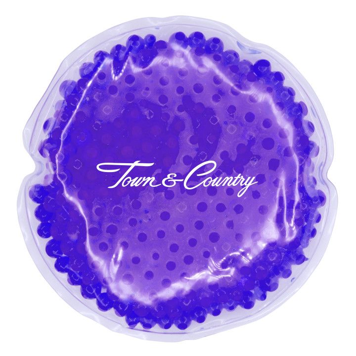 Custom Round Gel Bead Hot/Cold Pack