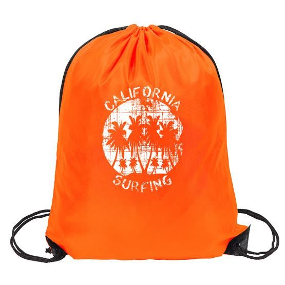 Custom 210D Drawstring Backpack