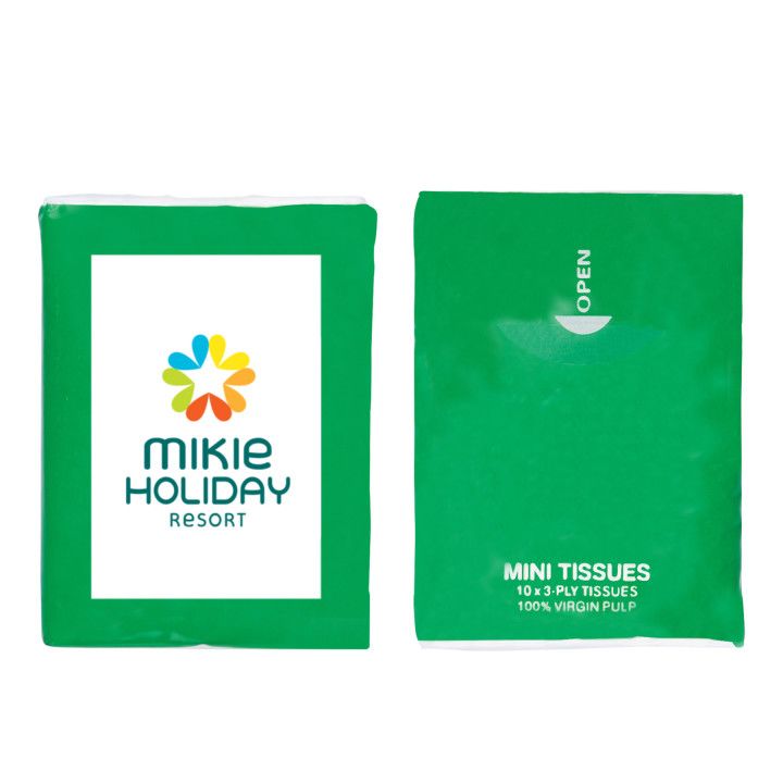 Custom Tissue Pack - 3" x 2" x 1"