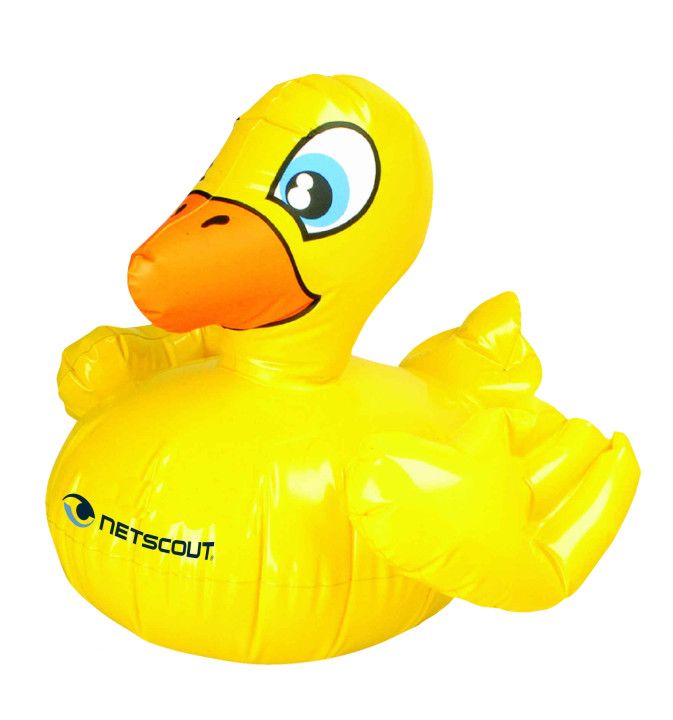 Custom 16" Inflatable Rubber Duckie
