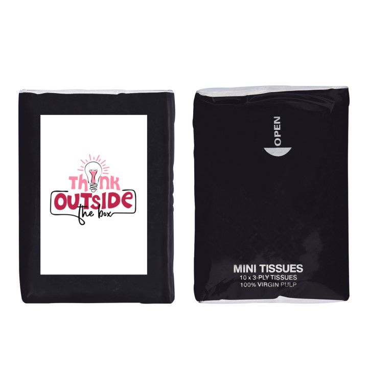 Custom Tissue Pack - 3" x 2" x 1"