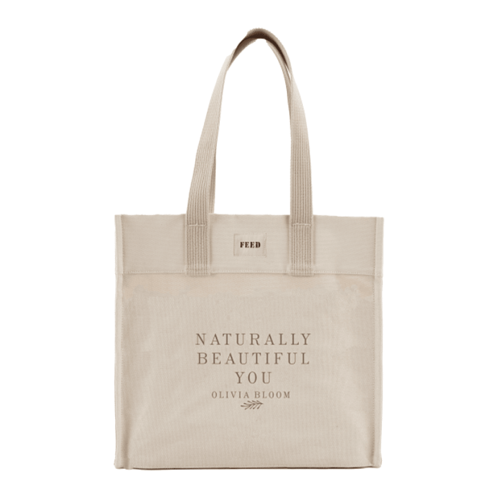Custom FEED Organic Cotton Market Tote