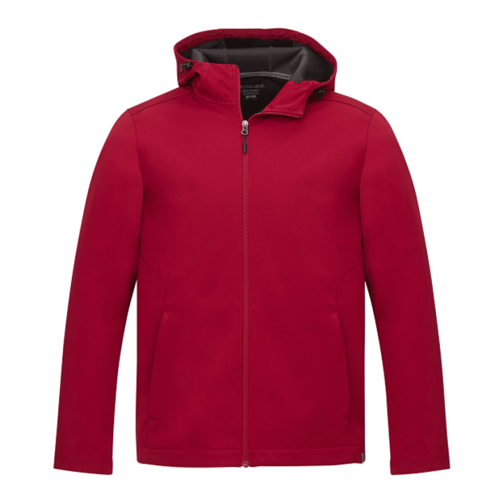 Custom Men's LEFROY Eco Lightweight Softshell Jacket with Hood