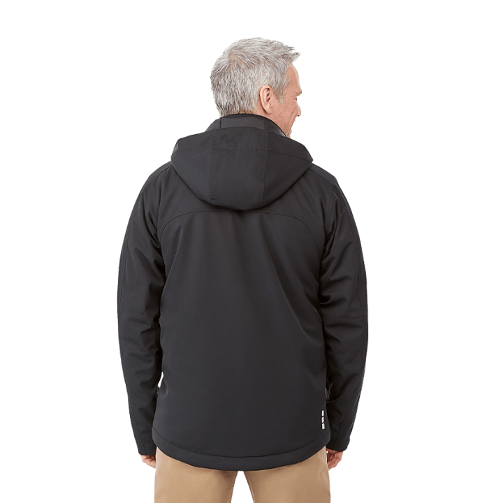 Custom Men's Bryce Insulated Softshell Jacket With Hood