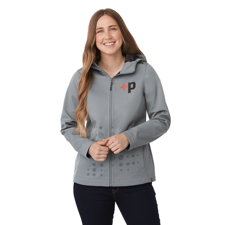 Custom Women's Lefroy Eco Lightweight Softshell Jacket With Hood