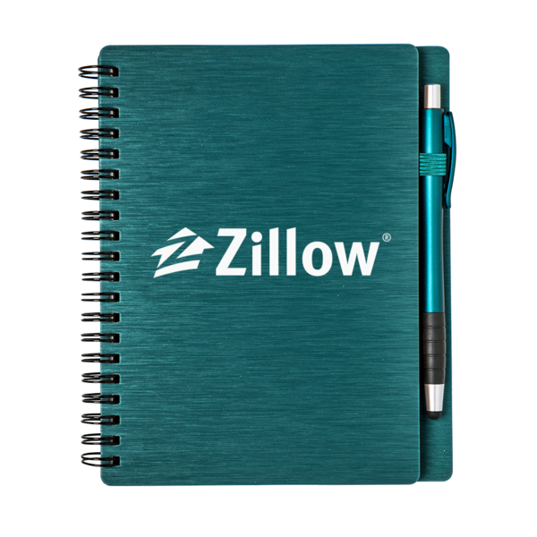 Custom Mercury Notebook Set with Matching Stylus Pen