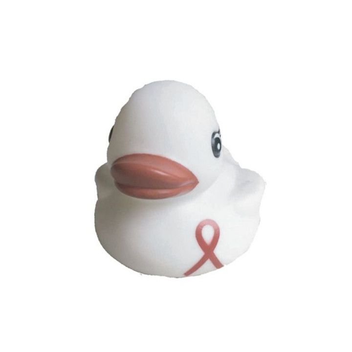 Custom Rubber Red Ribbon Duck