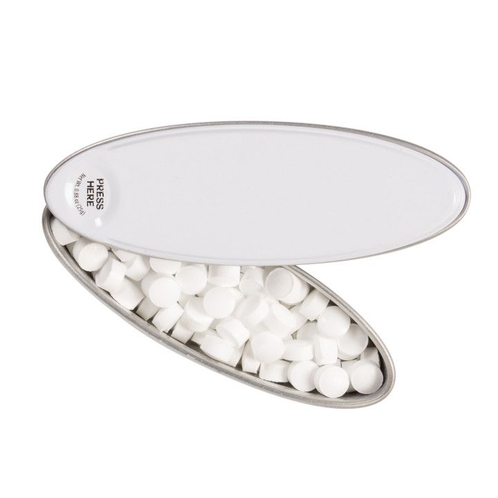 Custom White Surfboard Mint Tin