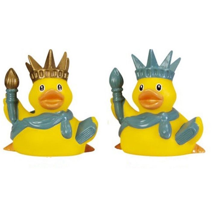 Custom Rubber Lady Liberty Duck Toy