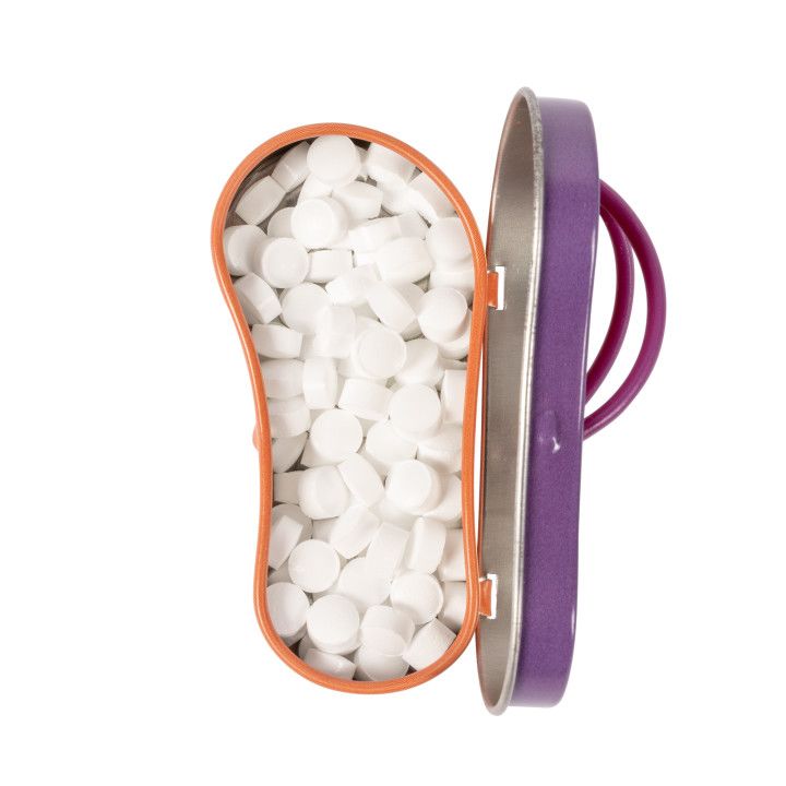 Custom Orange Flip Flop Mint Tin