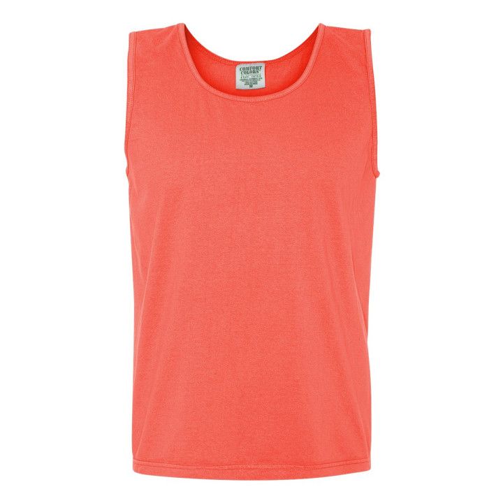 Custom Comfort Colors Relaxed Fit Garment-Dyed Heavyweight Tank Top