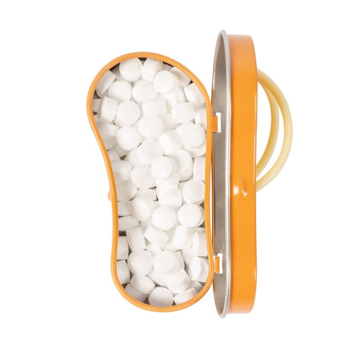 Custom Floral Orange Flip Flop Mint Tin