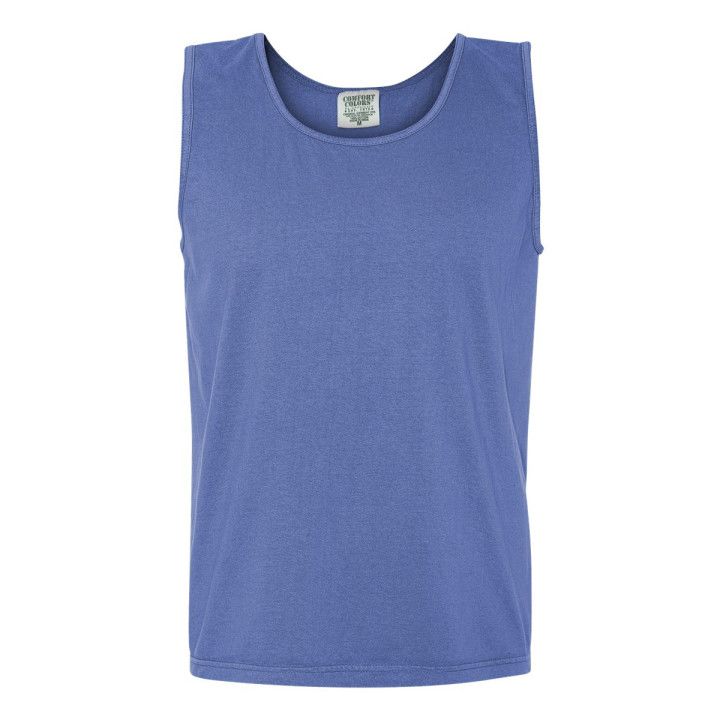 Custom Comfort Colors Relaxed Fit Garment-Dyed Heavyweight Tank Top