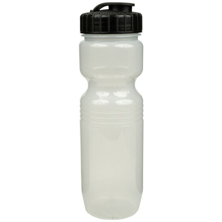 Custom 26oz Translucent Jogger Bottle with Flip Top Lid