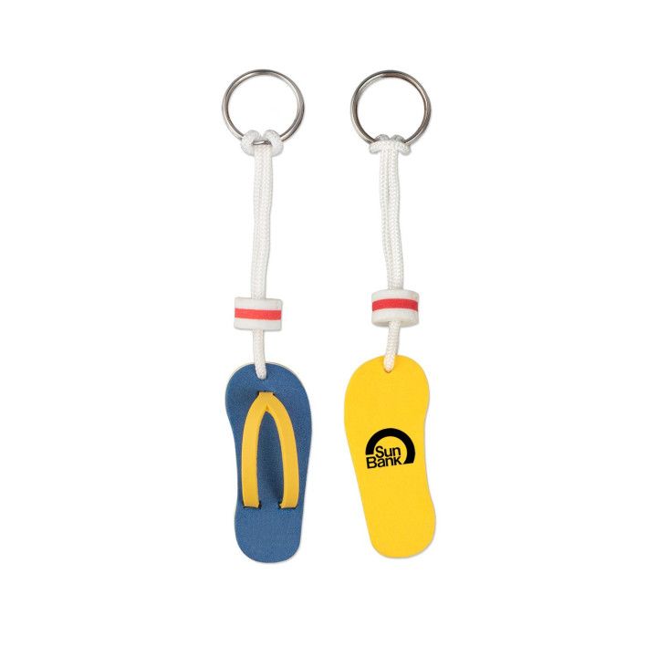 Custom Flip Flop Floating Keychain