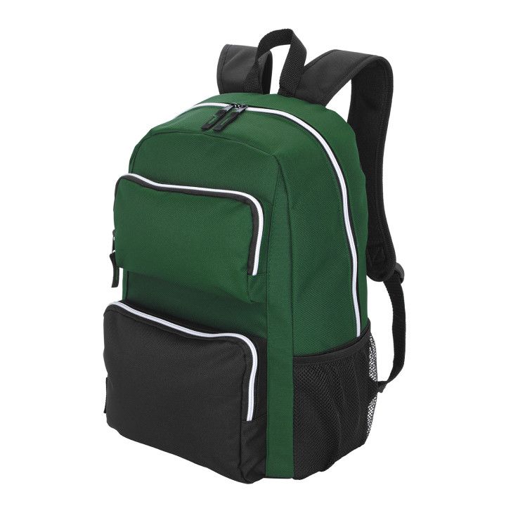 Custom RPET Double-Pocket Computer Backpack