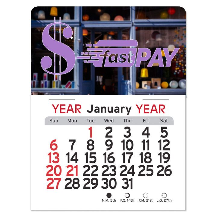 Peel-N-Stick® Calendar | Personalized Custom Dollar Sign Calendars