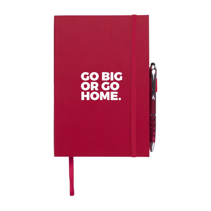 Custom Color Edge Journal with Metallic Stylus Pen