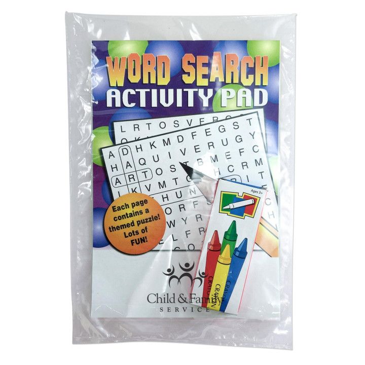 Custom Word Search Activity Pad Fun Pack