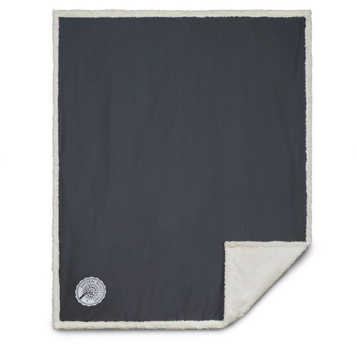 Custom Embroidered Super Soft Large Fleece Sherpa Blanket - 50" x 60"