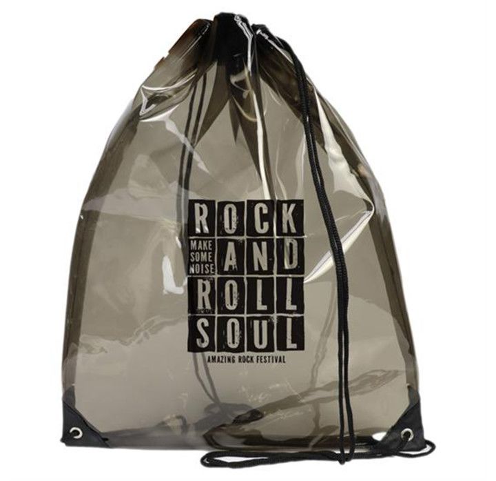 Custom Clear TPU Drawstring Bag
