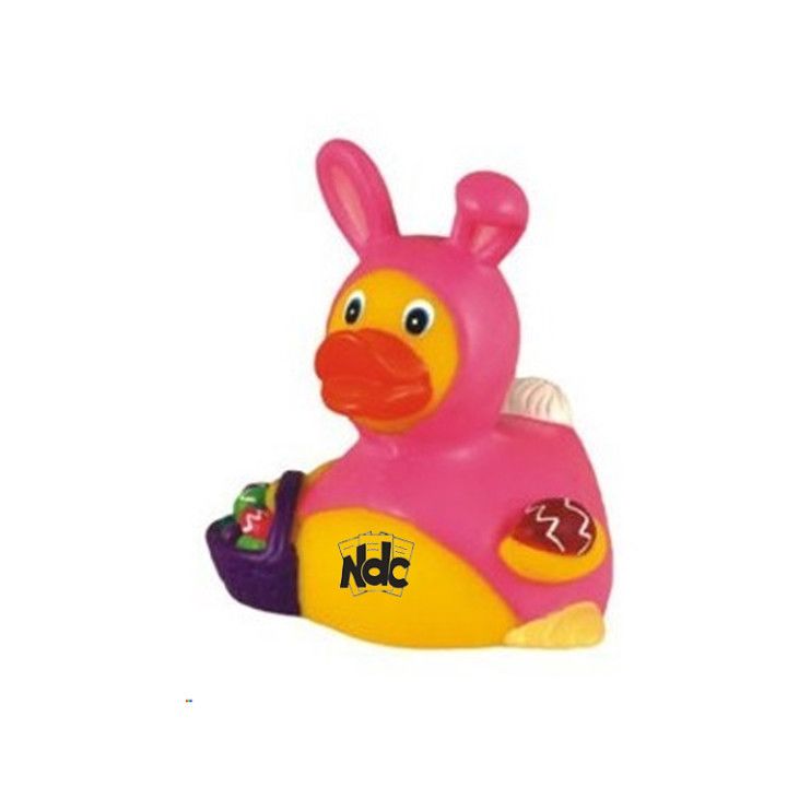 Custom Rubber Easter Bunny Duck Toy