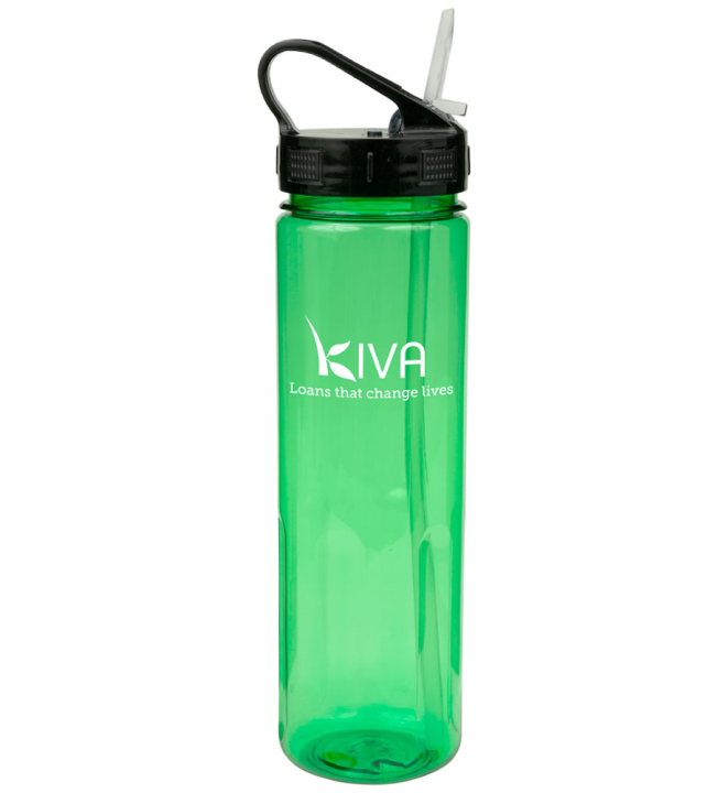 Custom 24oz Prestige Bottle with Sport Sip Lid & Straw