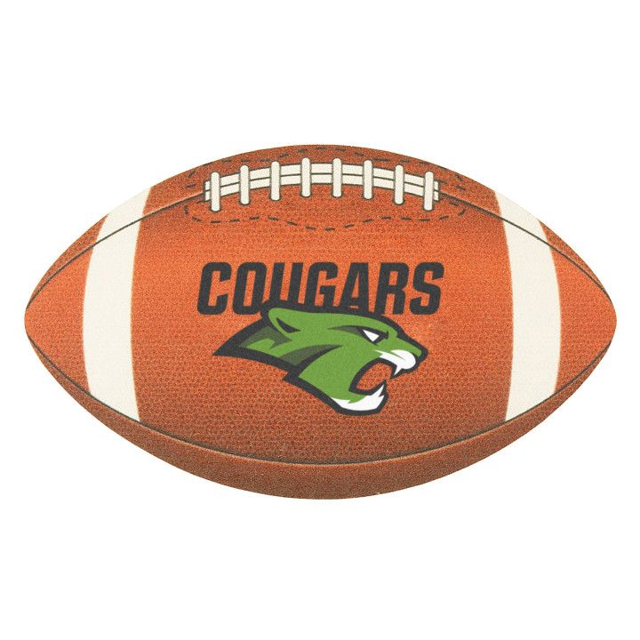 Custom 40 Point Football Coaster
