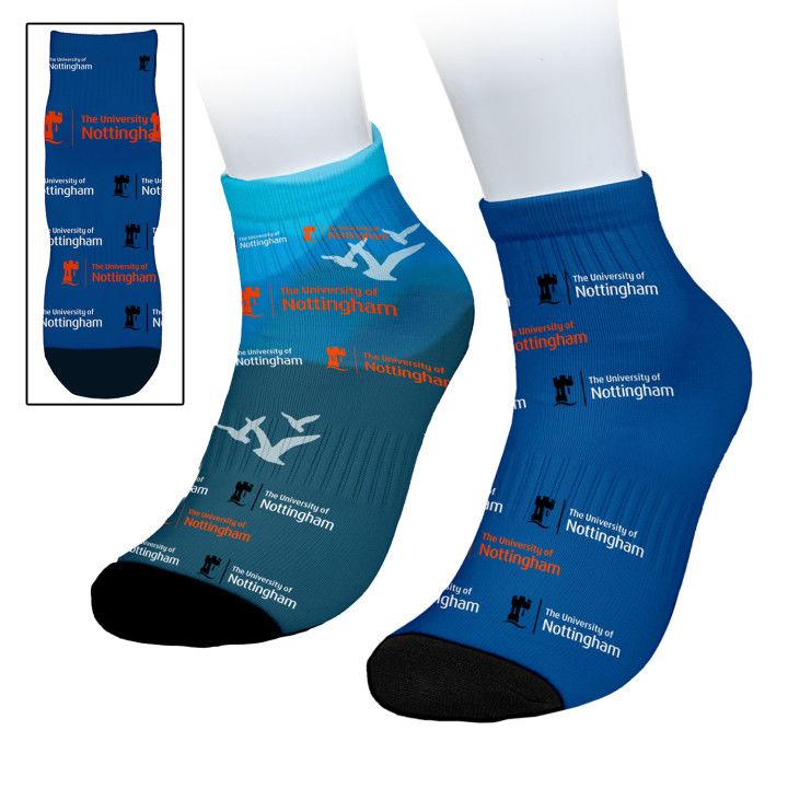 Full Color Custom Ankle Socks for Men & Women