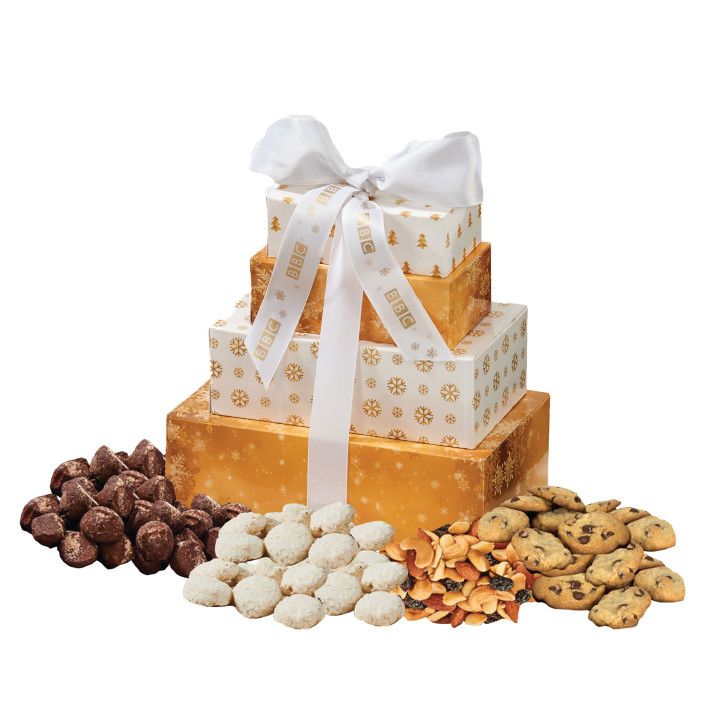 Custom Four-Tier Tower Gourmet Gift