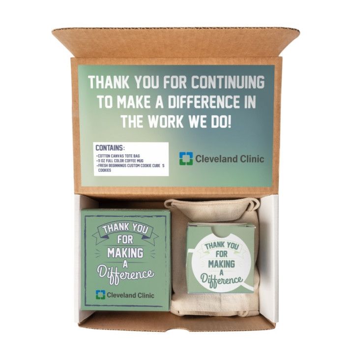 Custom Thanks for Making a Difference Gift Set