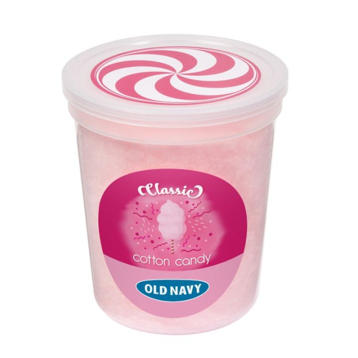Custom Cotton Candy Tub with Custom Label