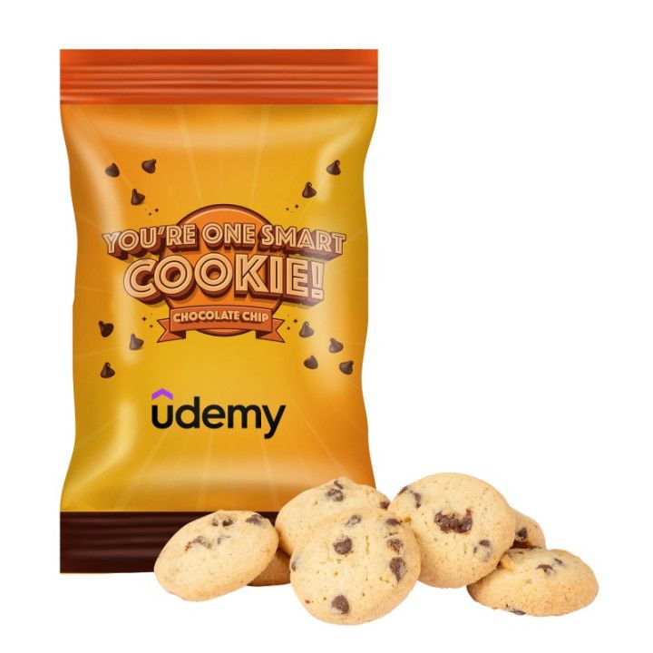 Custom Bite Size Chocolate Chip Cookies- 4oz.