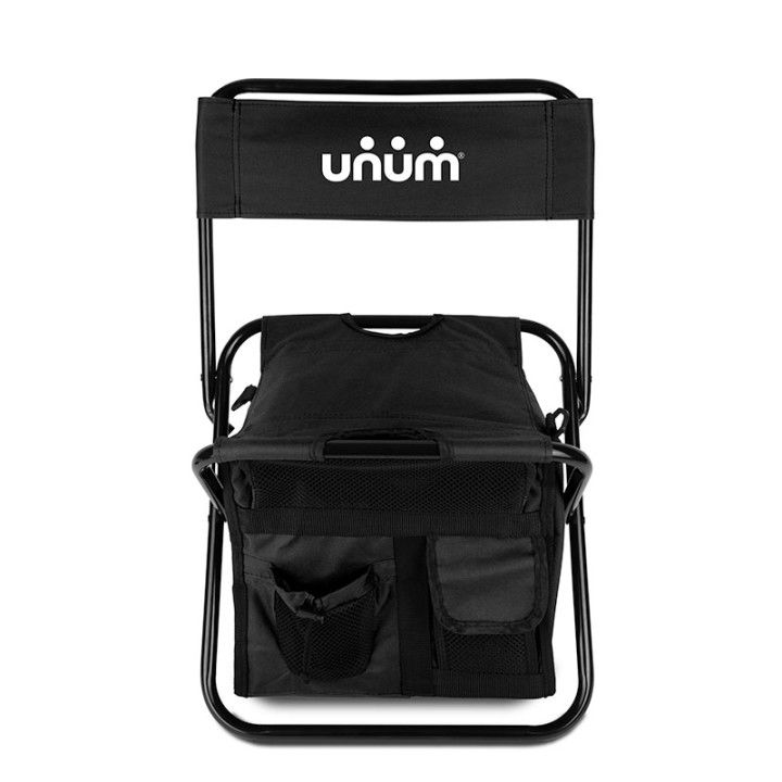 Custom Folding Chair with 24 Can Cooler Bag & Pockets