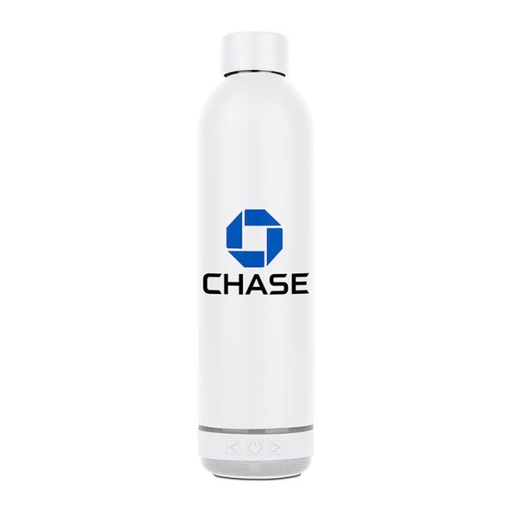Custom SoundSip Double Wall 18oz. Bottle with Wireless Speaker