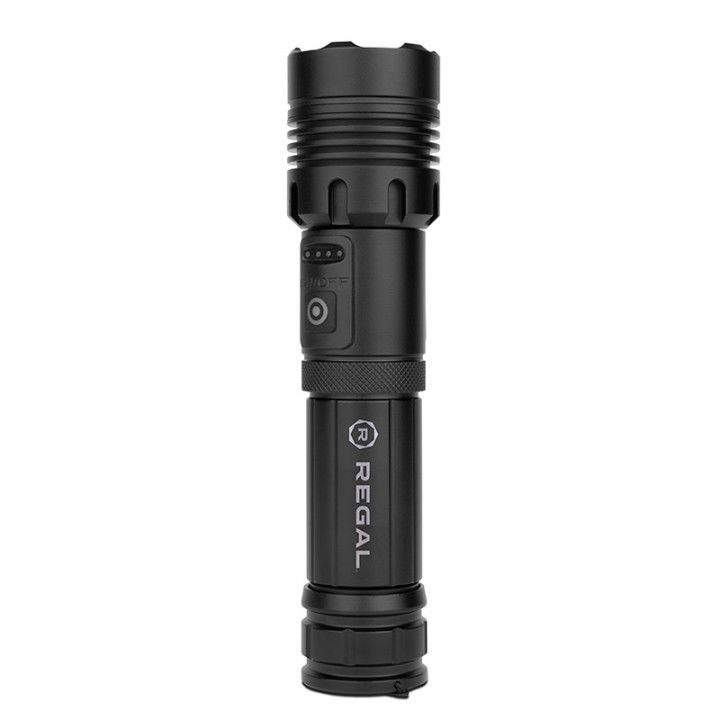 Custom 1200LM Metal Flashlight with 2000mAh Rechargeable Battery